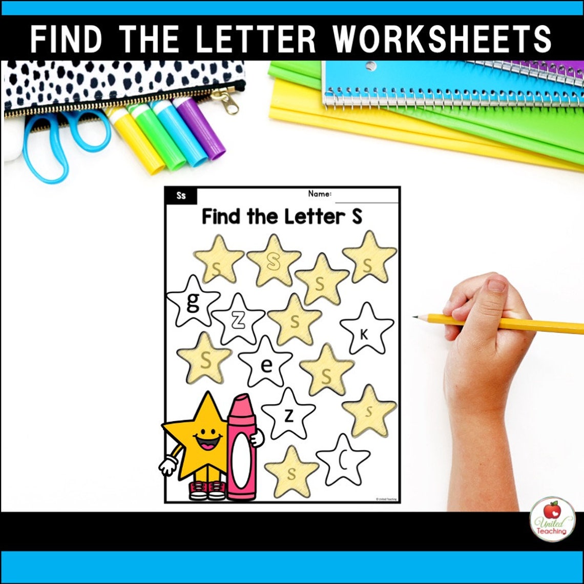 Letter Recognition Find the Letter Worksheets Letter of the Week ...