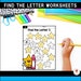 Letter Recognition Find the Letter Worksheets | Letter of the Week ...