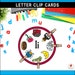 Beginning Sounds Alphabet Clip Cards | Letter of the Week | Alphabet ...