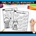 Letter Recognition Find the Letter Worksheets Letter of the Week ...