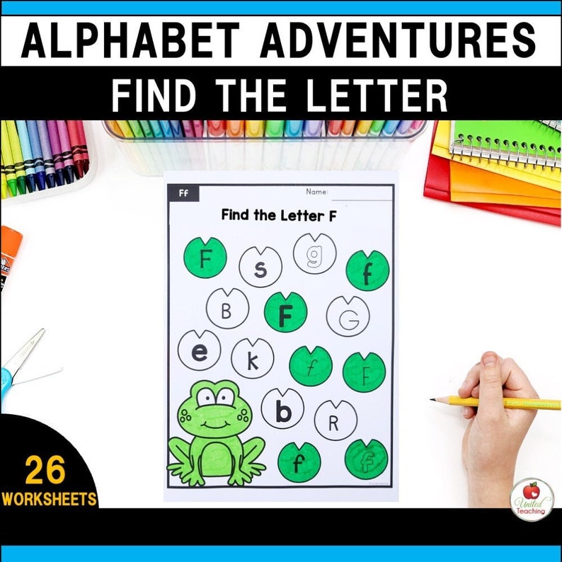 Letter Recognition Find the Letter Worksheets | Letter of the Week ...