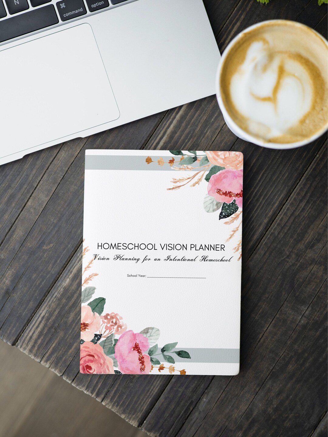 Homeschool Vision Planner INSTANT PRINTABLE Floral A4, A5, US Letter ...
