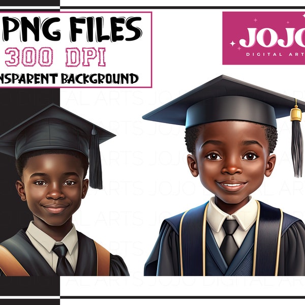 Boy Graduate Clipart - Etsy