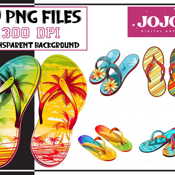 Flip Flops Clip Art - Etsy