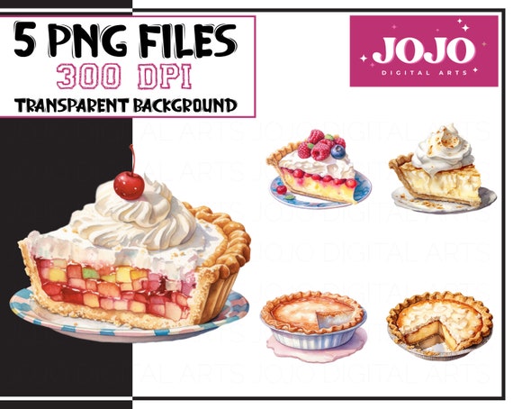 Whipped Cream Pie Clipart