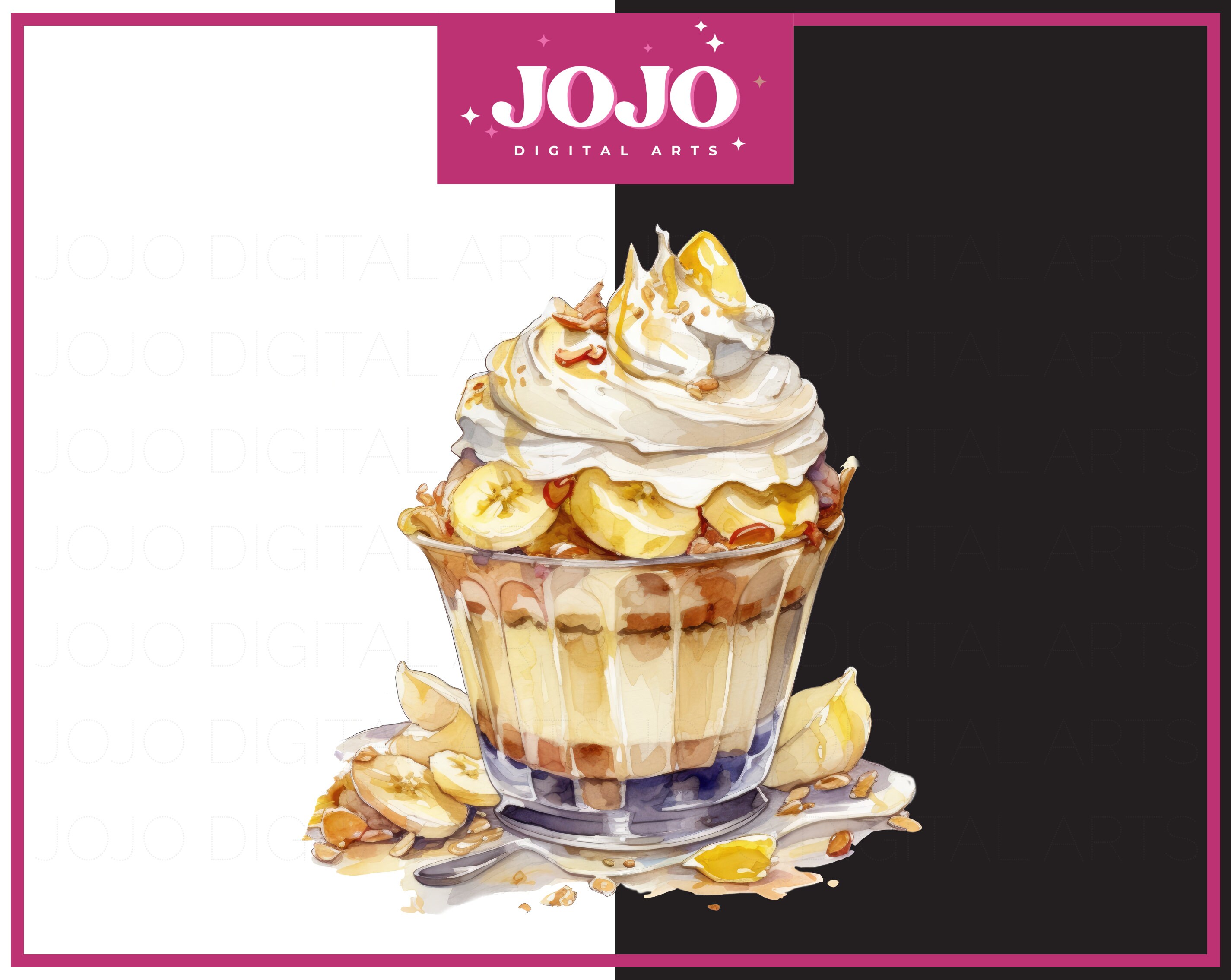 Banana Pudding Clipart