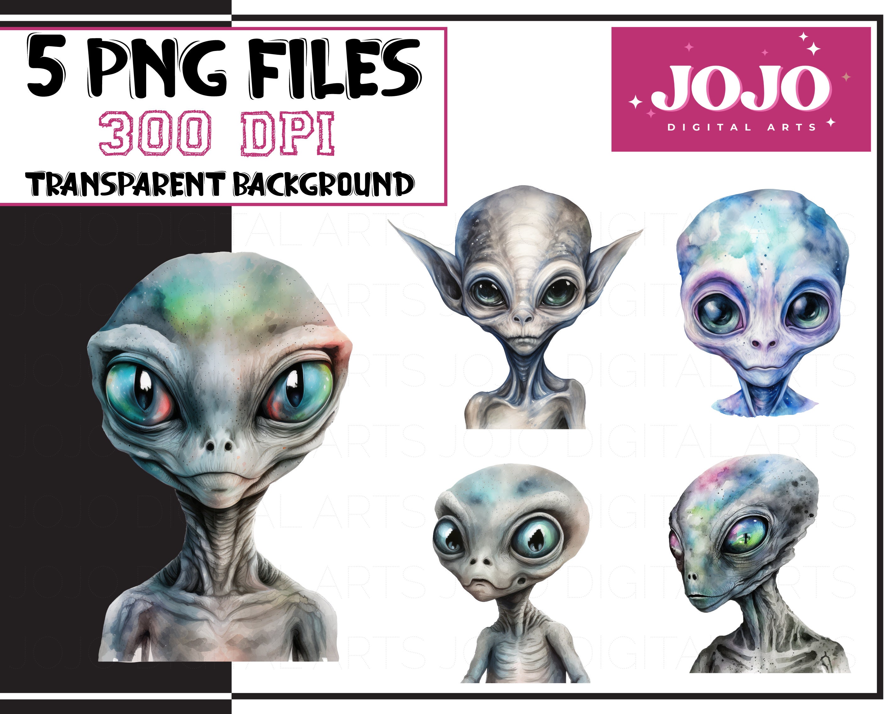 Alien Transparent Background