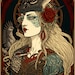 Norse Goddess Freya Ukiyo-e Japanese Styled Painted Graphics - Digital ...