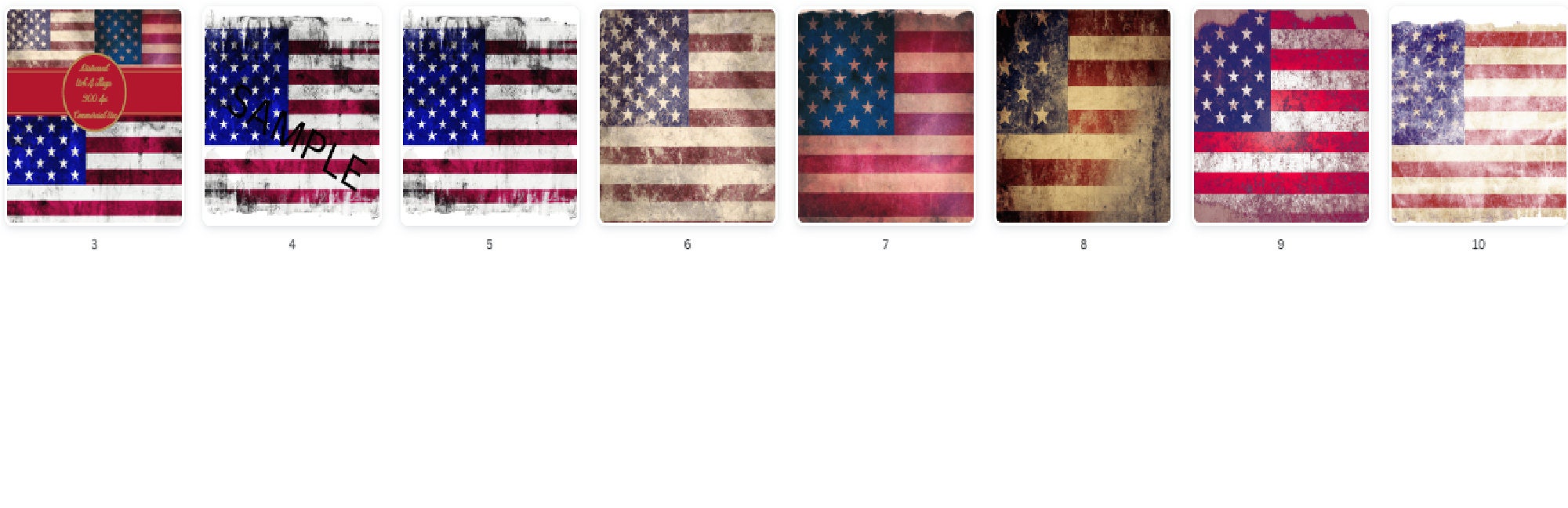 American Flag Digital Paper Printable, Instant Download, Distressed USA ...