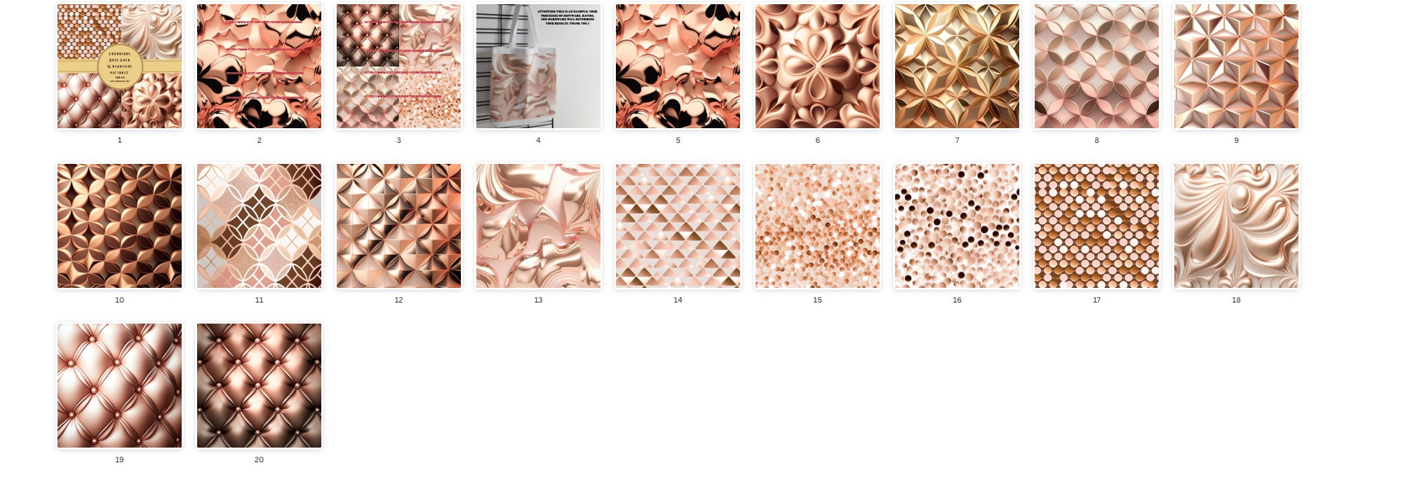 Luxurious Rose Gold Digital Paper, Rose Gold Metallic, Foil, and Sequin ...