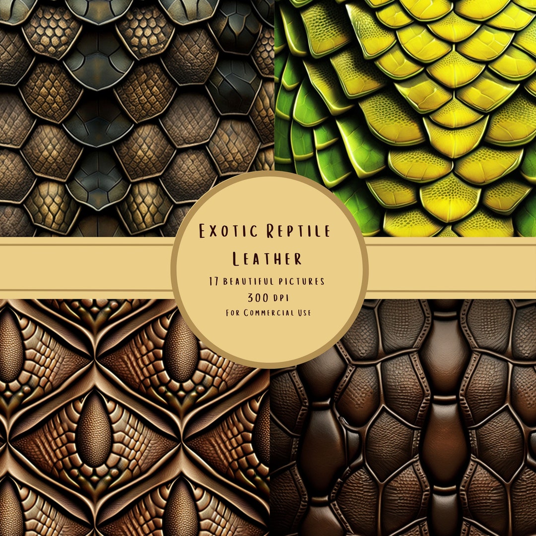 Exotic Reptile Digital Paper, Alligator Printable Paper, Digital ...