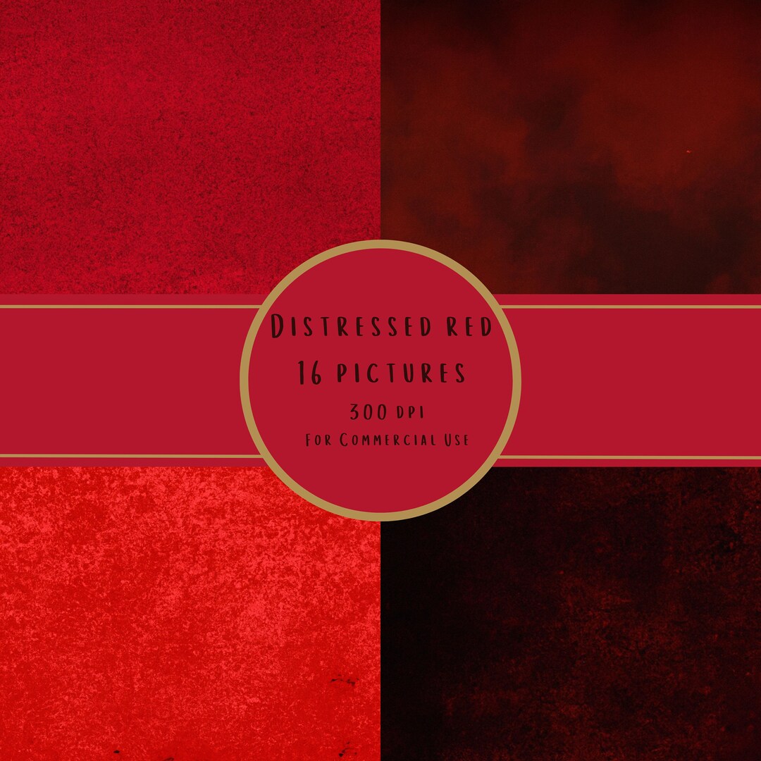 DISTRESSED Red GRUNGE & Textures BACKGROUND for Digital Creations ...