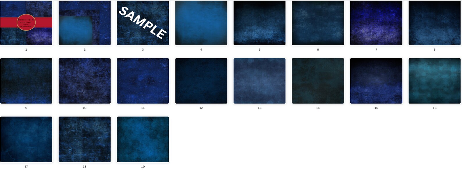 Distressed Dark Blue Textures Digital Paper, Blue Grunge Printable ...