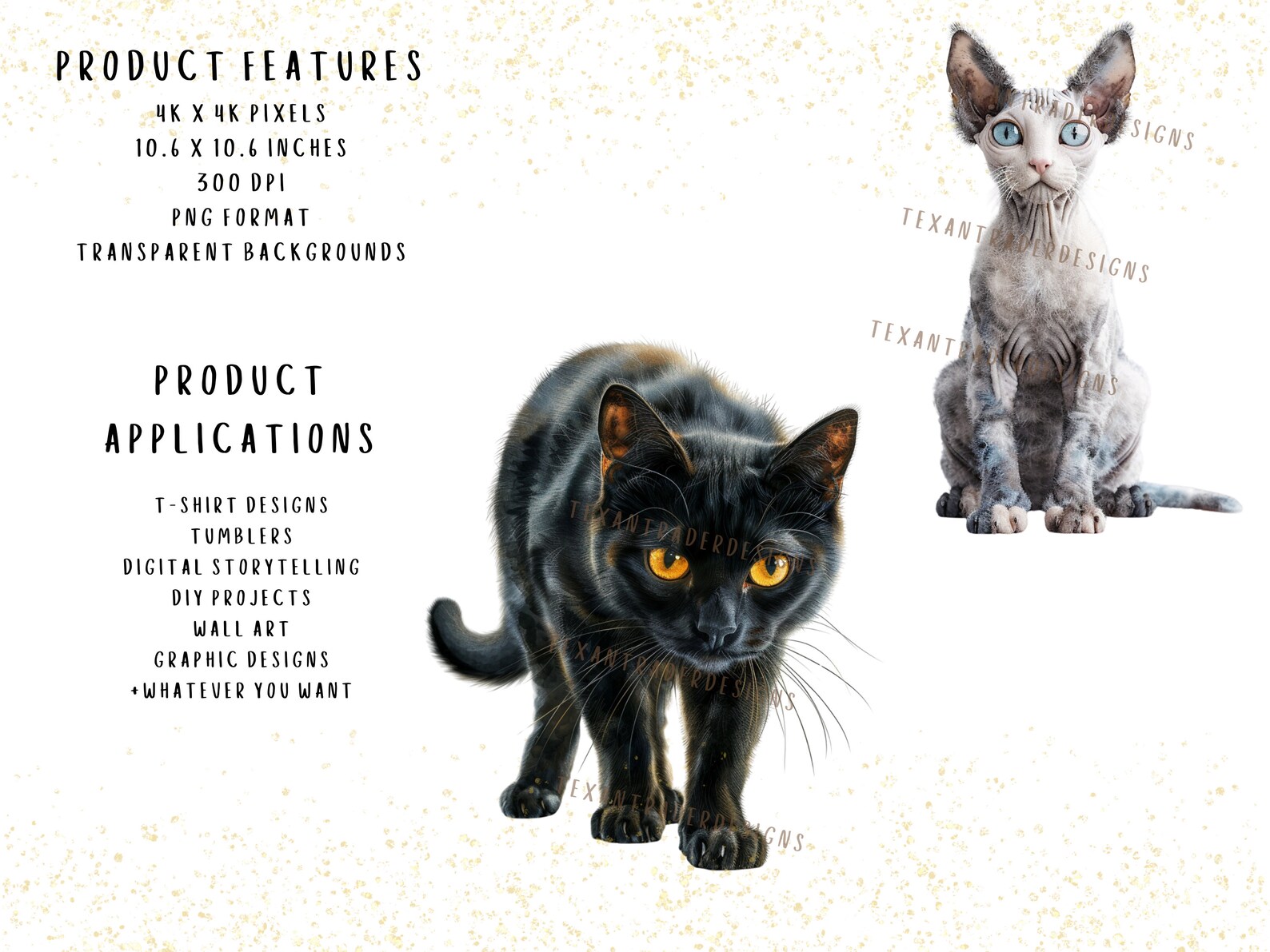Huge Bundle - All 75 Cat Breeds 130 Cliparts 300 DPI Commercial Use - Etsy