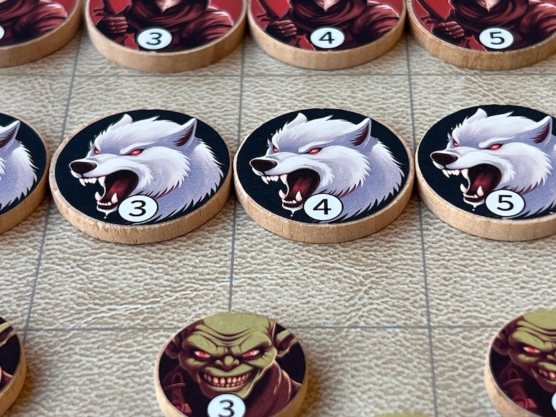 37pc Enemy Tokens: Hardwood DND/RPG Markers - Etsy