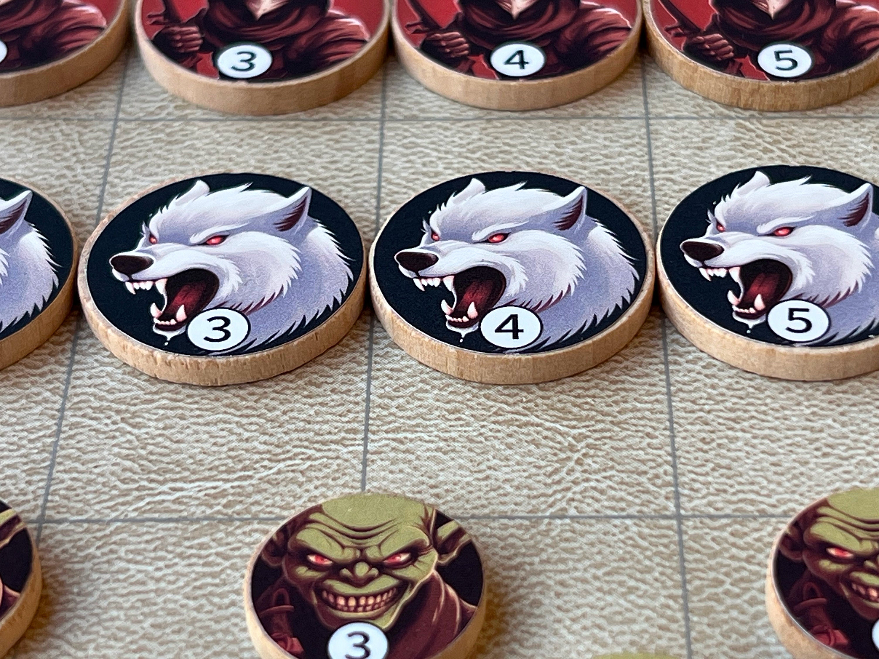 37pc Enemy Tokens: Hardwood DND/RPG Markers - Etsy