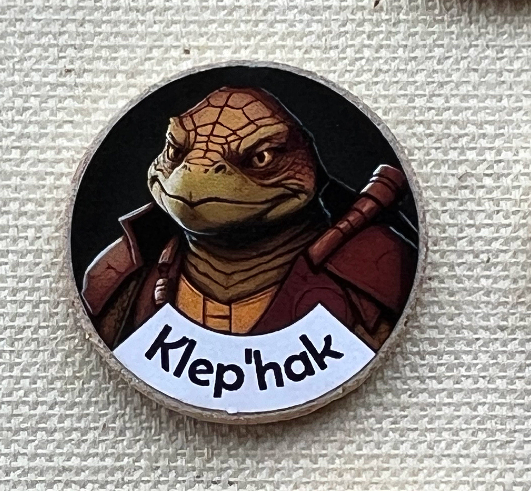 Personalized RPG Tokens: Custom Artwork (brass and Resin or Hardwood ...