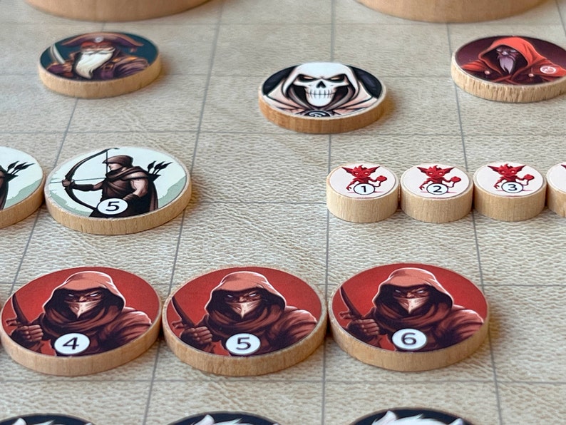37pc Enemy Tokens: Hardwood DND/RPG Markers - Etsy