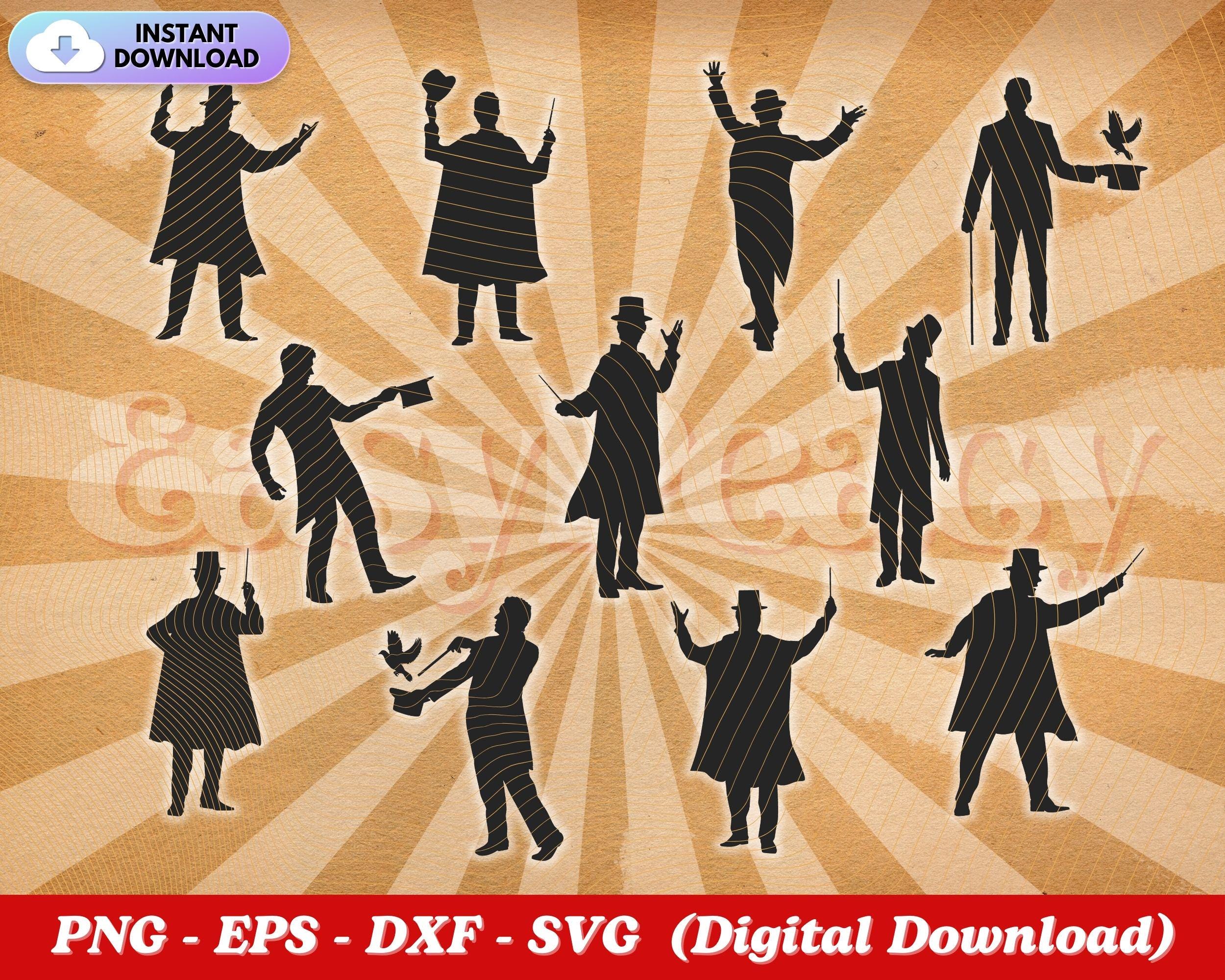 Bundle Circus Showman SVG, Circus Woman, Showman, Hat Woman, Digital ...