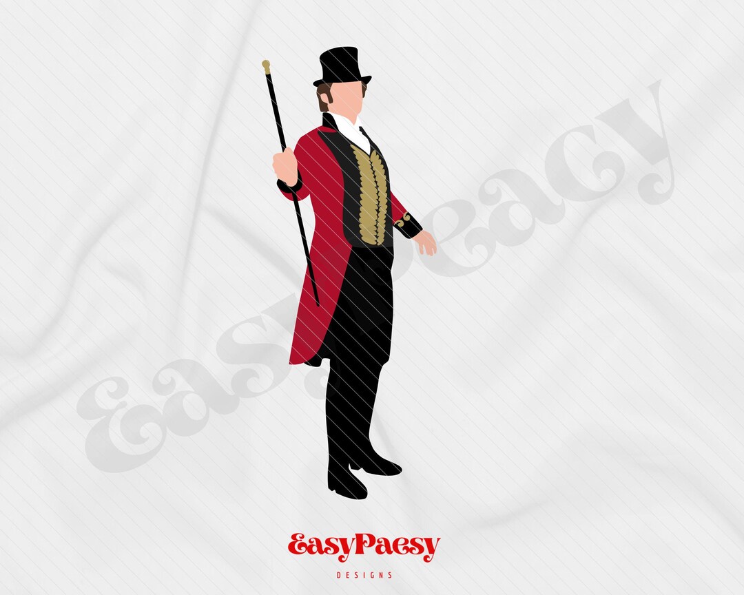 Greatest Showman Silhouette SVG PNG | Circus Characters Digital ...