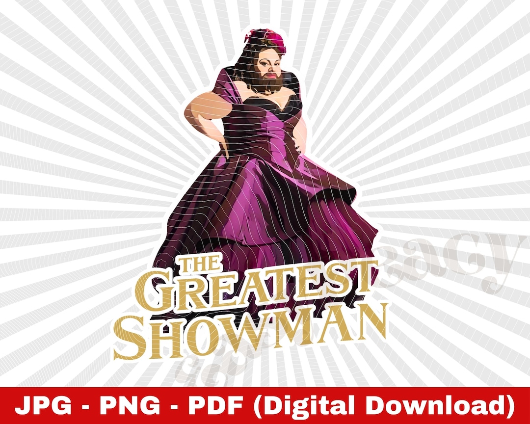 Greatest Showman Woman Showman PNG, Circus Love, Showman, Purple Dress ...