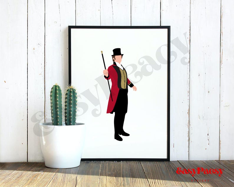 Greatest Showman Silhouette SVG PNG | Circus Characters Digital ...