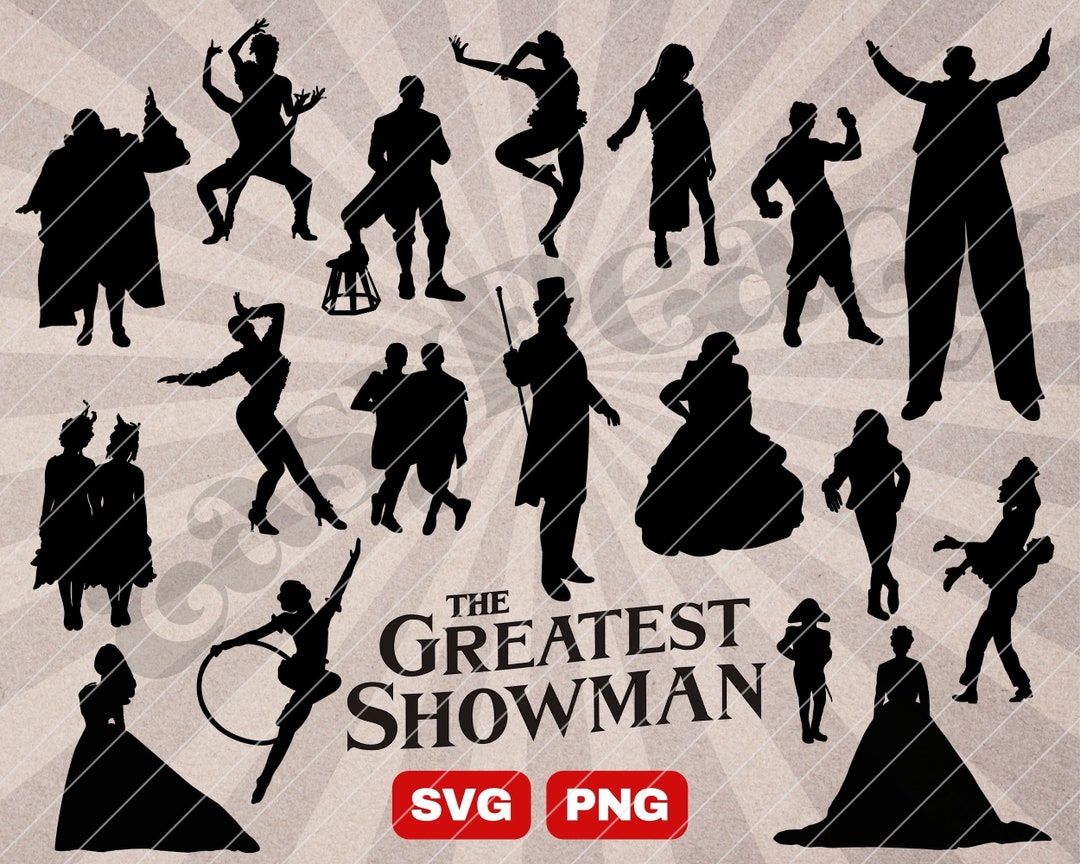 MEGA Bundle Circus Showman SVG High Quality, Circus Character Showman ...