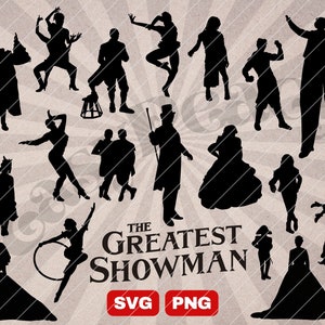 MEGA Bundle Circus Showman SVG High Quality, Circus Character Showman ...