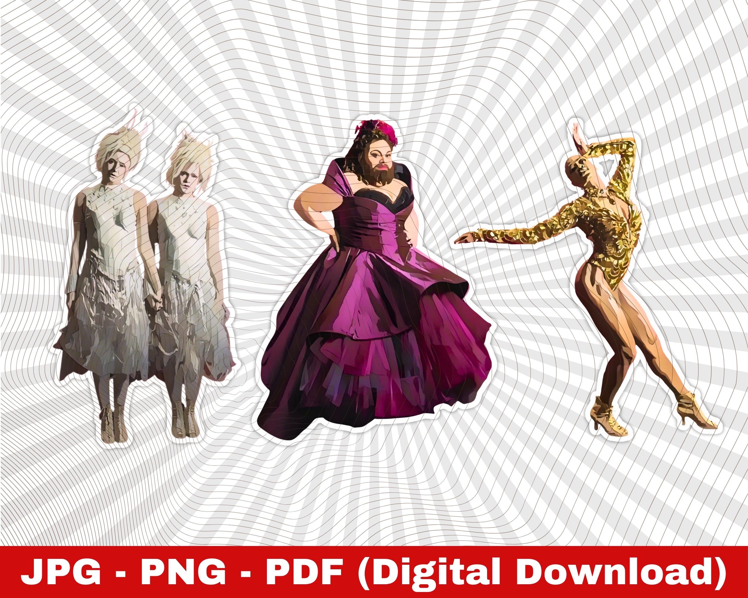 Circus Showman Stickers | MEGA Bundle of High-quality Digital Files ...