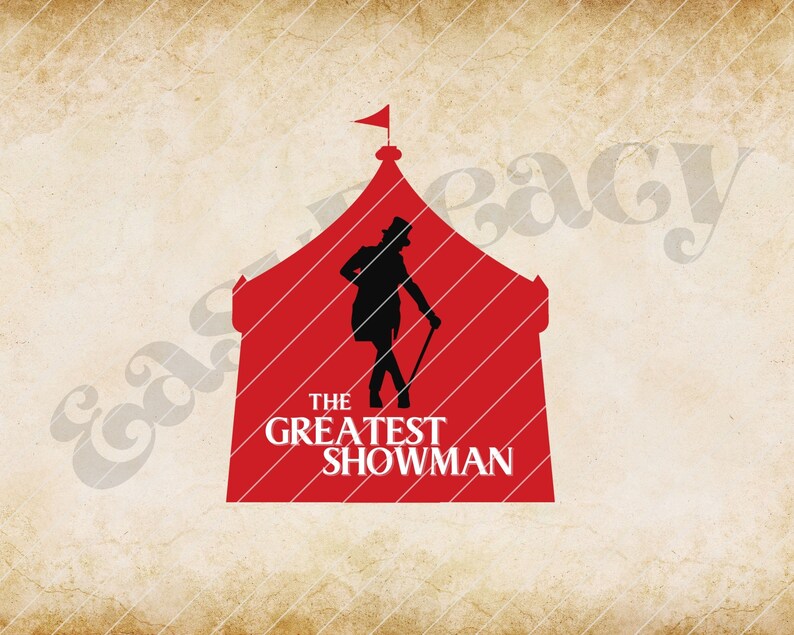 Circus Red, the Greatest Showman SVG, Movies Clip Art, Digital File ...