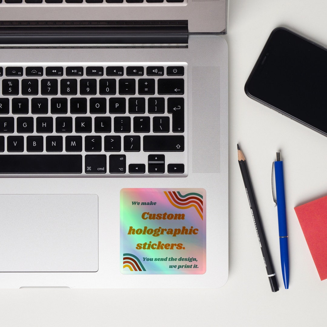 Custom Graphic Holographic Stickers | QR Code Holographic Stickers ...