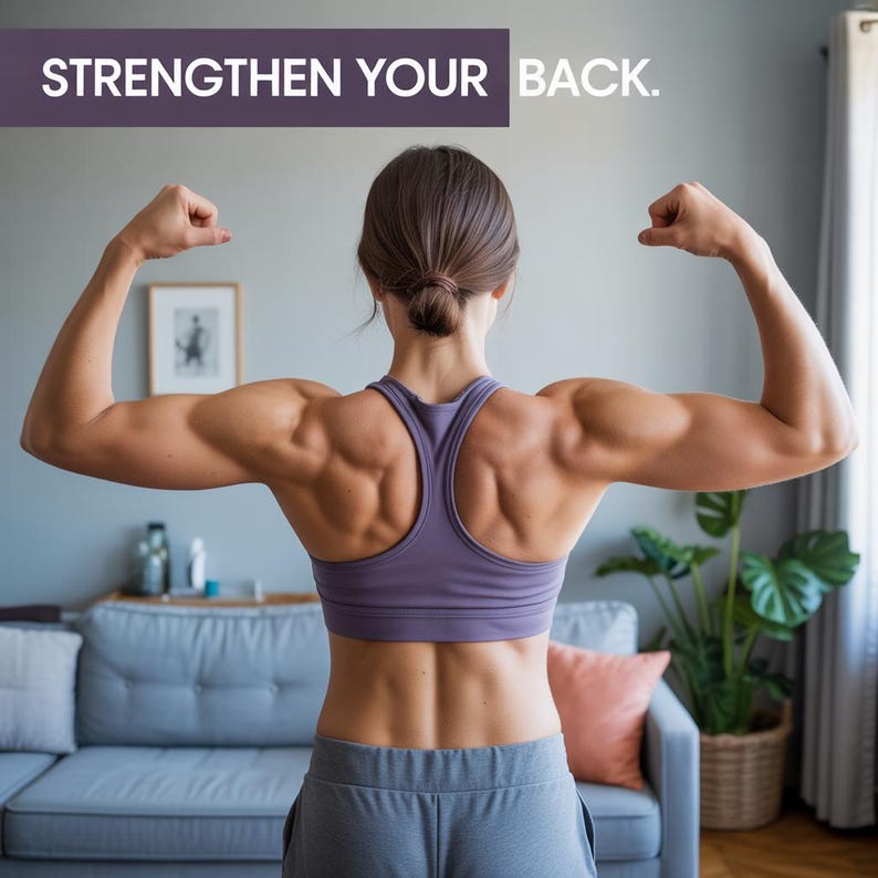 The Complete Back Strengthening Home Workout Plan: Digital PDF for ...