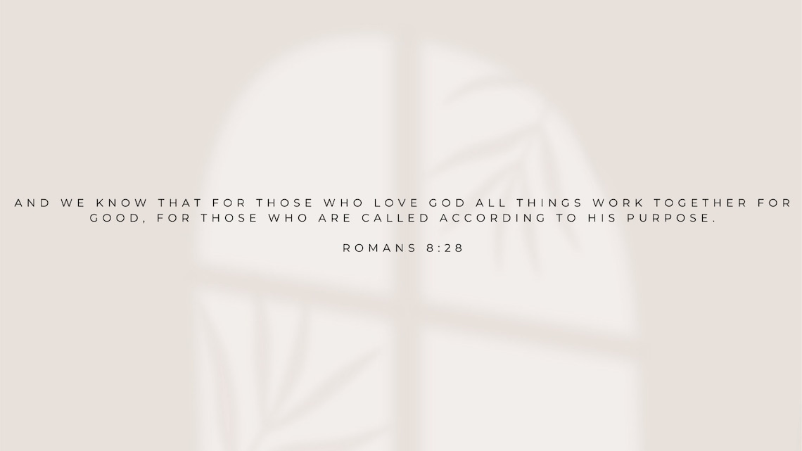 Romans 8:28 Digital Wallpaper - Etsy