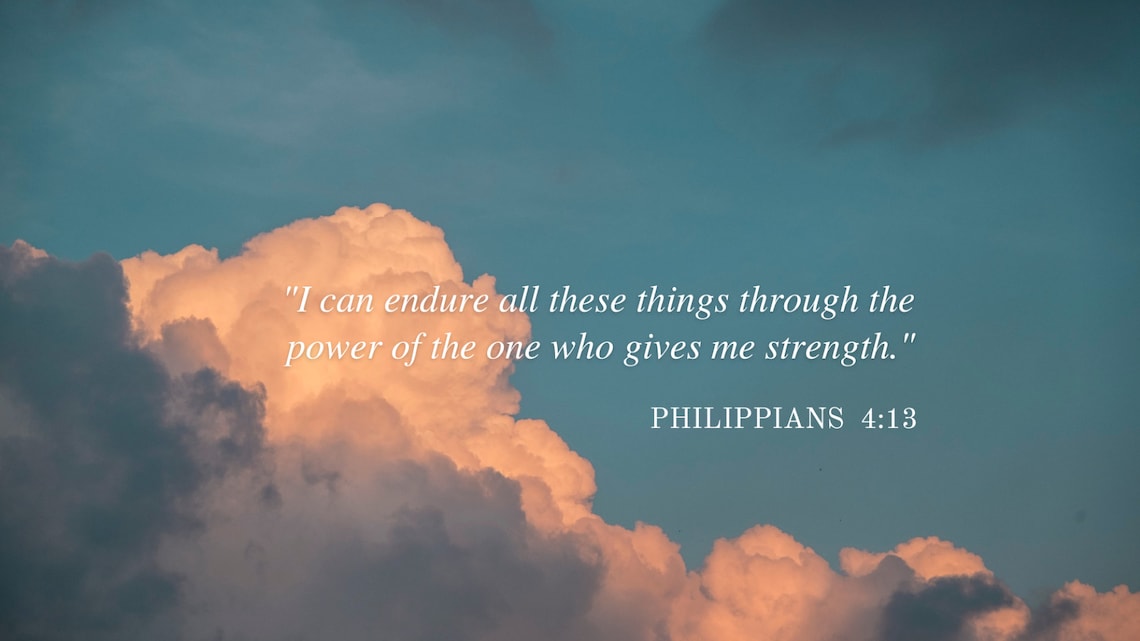 Philippians 4:13 Digital Wallpaper - Etsy