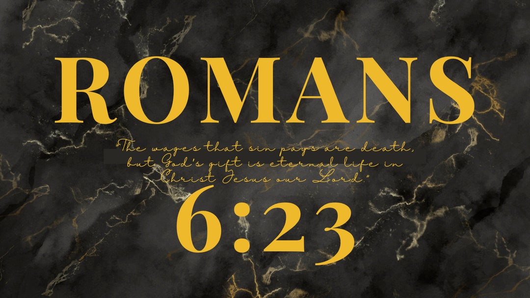 Romans 6:23 Digital Wallpaper - Etsy
