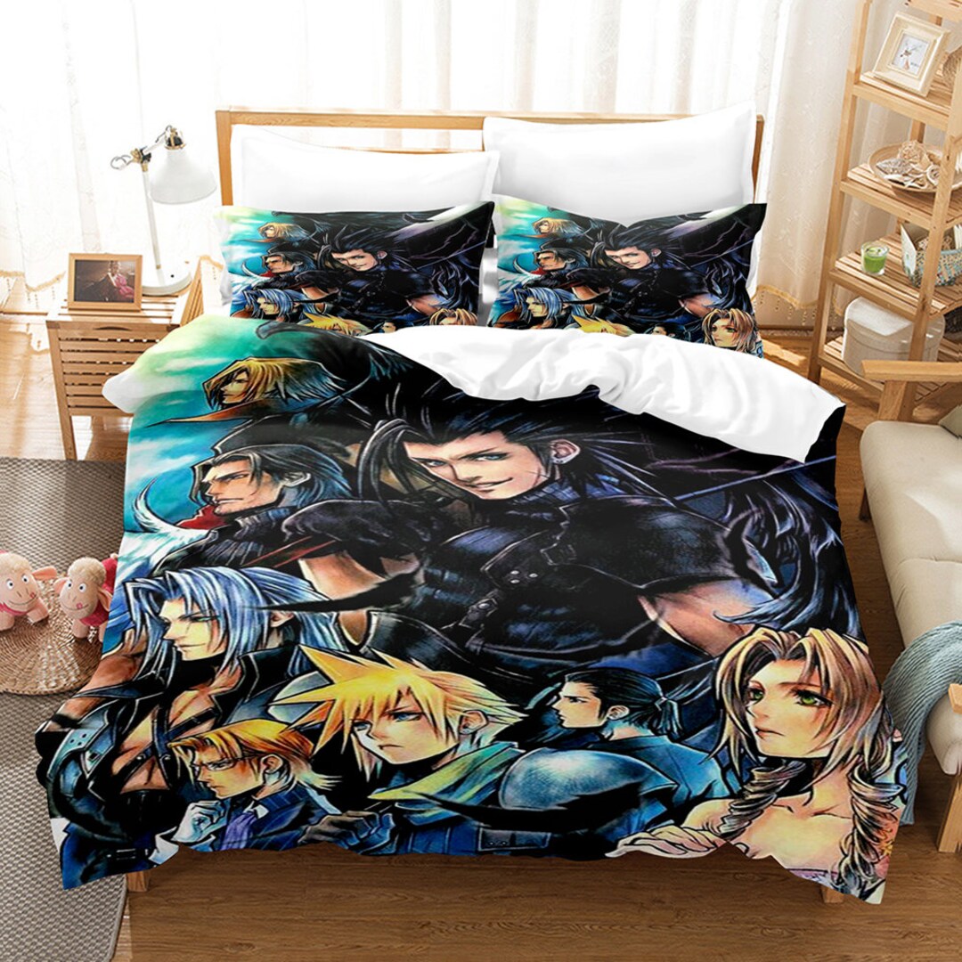 3D Printed Final Fantasy Bedding Set Duvet Cover Set With 1 - Etsy