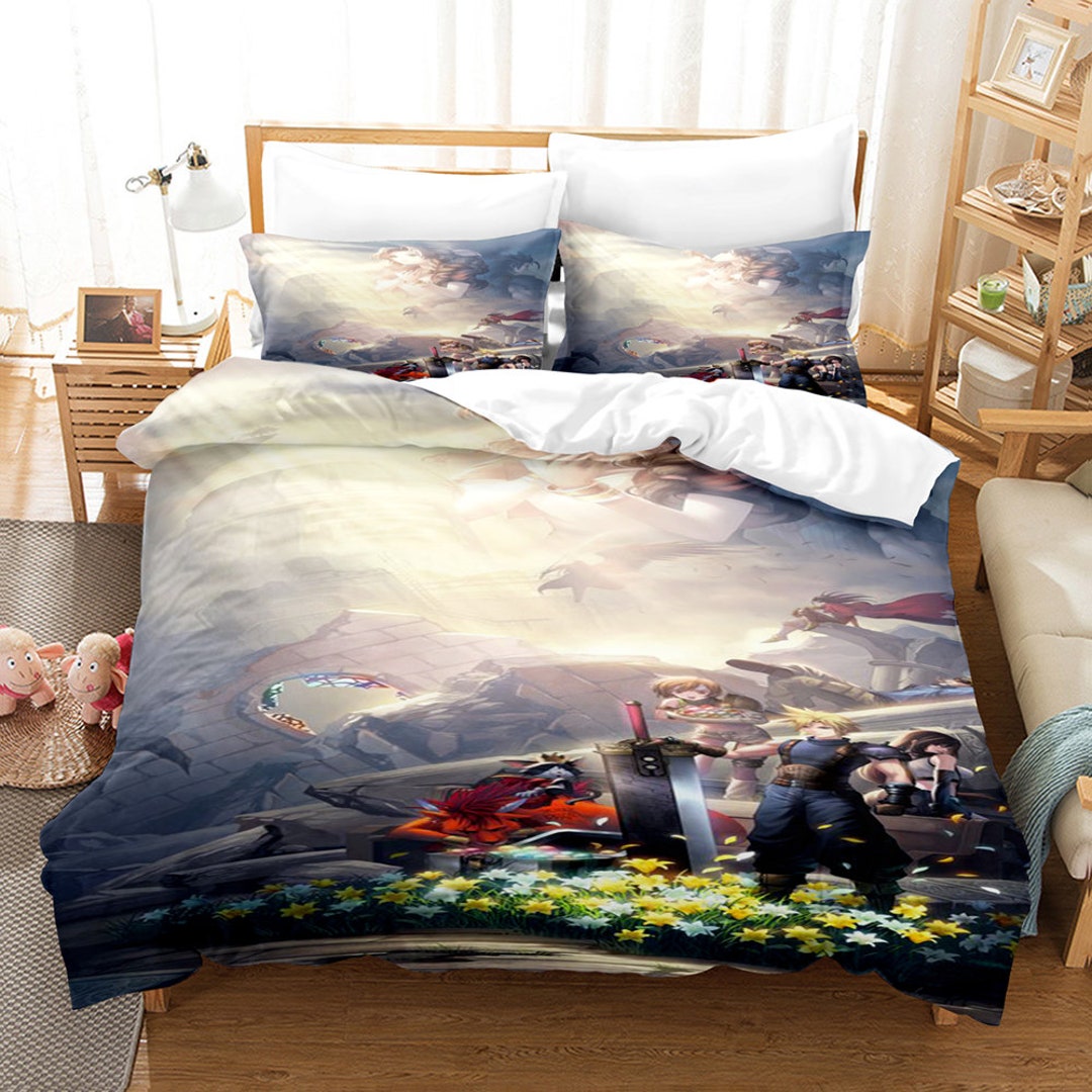 3D Printed Final Fantasy Bedding Set Duvet Cover Set With 1 - Etsy