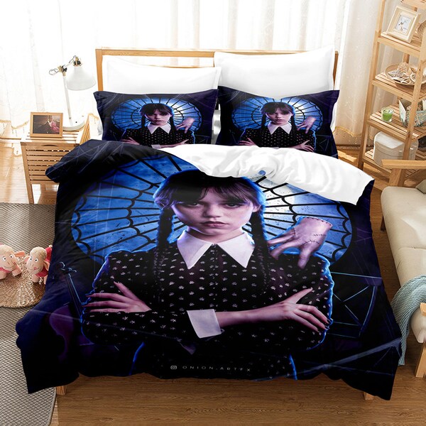 Wednesday Addams Bedding - Etsy