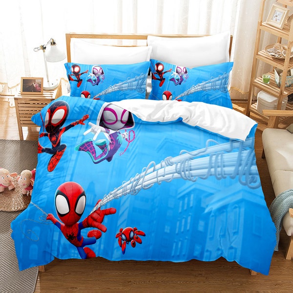 Spidey and Friends Bedding - Etsy