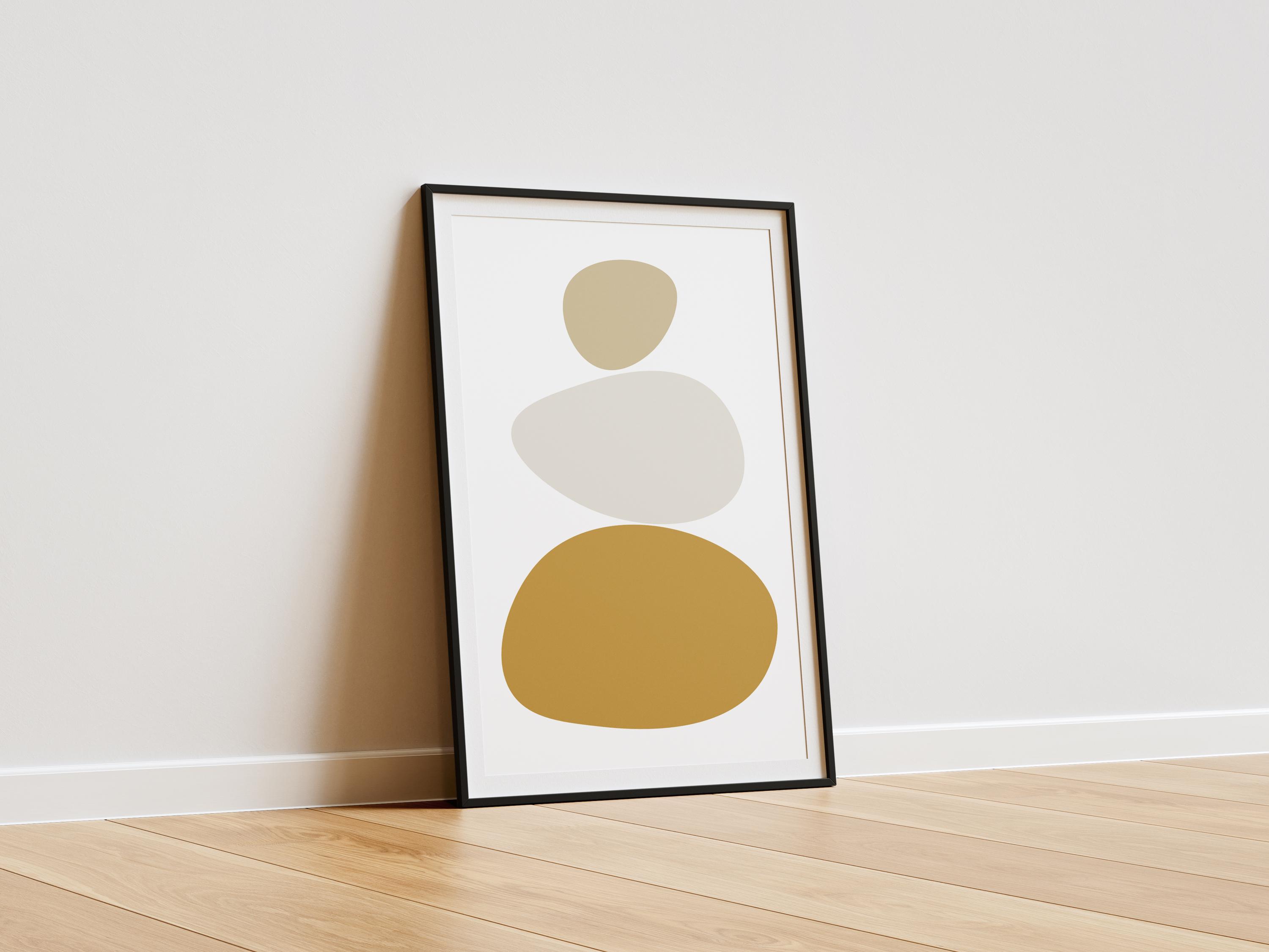 Balance Poster, Balancing Stones Art Print, Meditation Rocks Poster ...