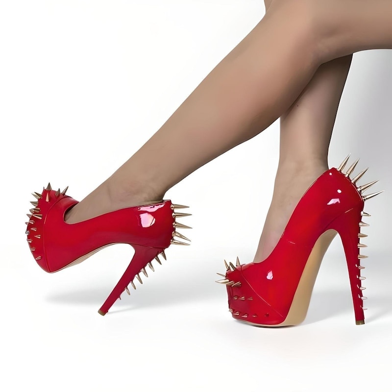 Spiked Heels - Etsy