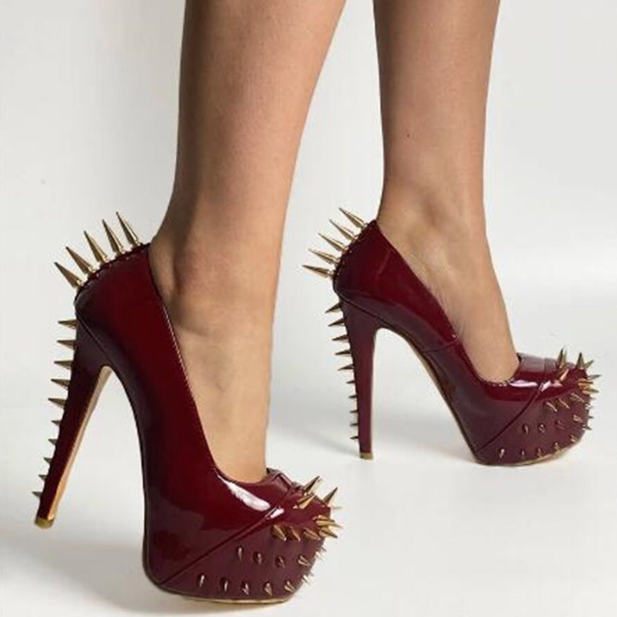 Colorful Heels With Spikes