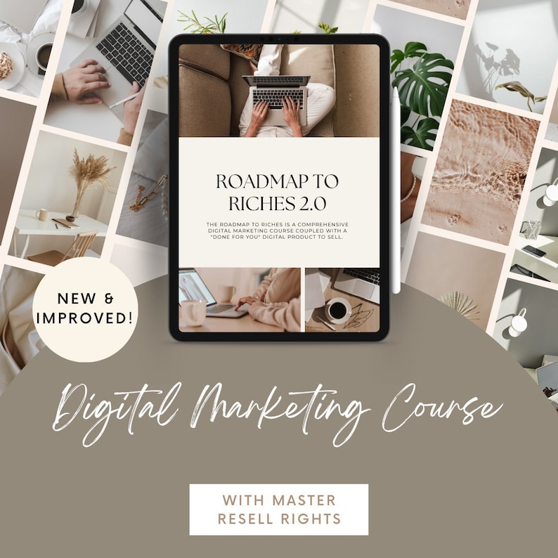 New Roadmap to Riches 2.0 Updated Digital Marketing Course With Master ...