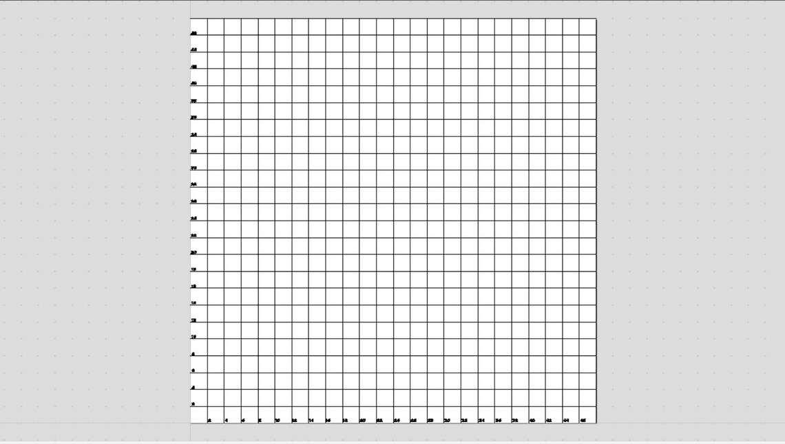 48x48 Grid for CNC Waste Board - Etsy