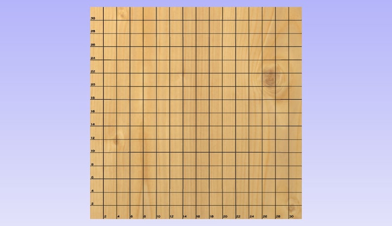 32x32 Grid for CNC Waste Board - Etsy