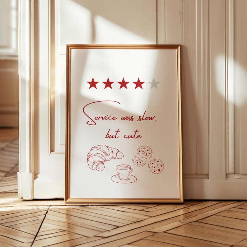 Funny Kitchen Poster | Digital Download Wall Art | Minimalist Cooking ...
