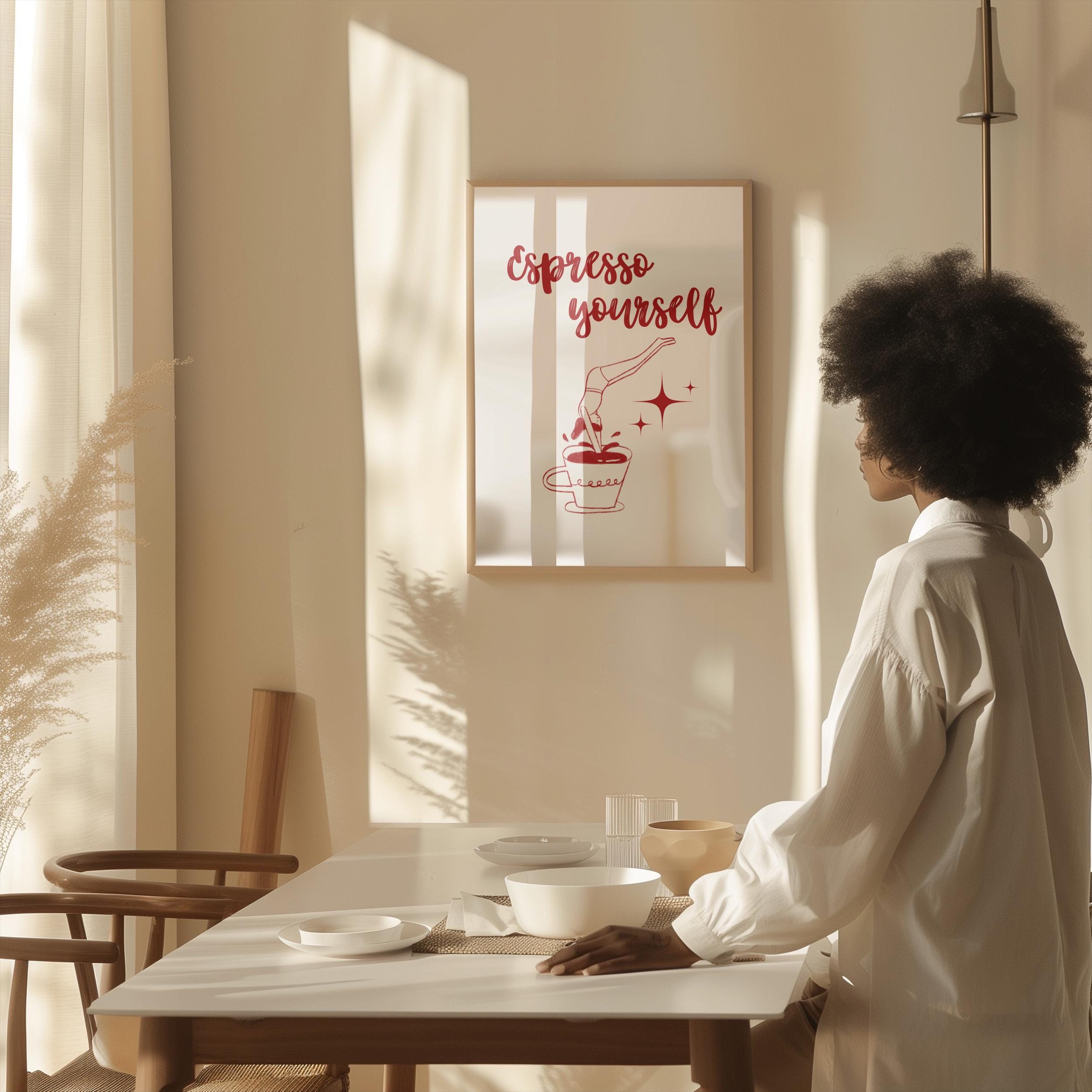 Funny Kitchen Poster | Digital Download Wall Art | Minimalist Cooking ...