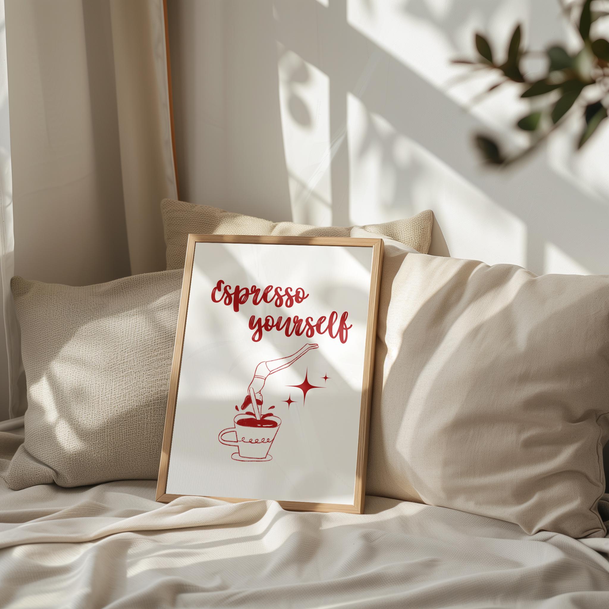 Funny Kitchen Poster | Digital Download Wall Art | Minimalist Cooking ...