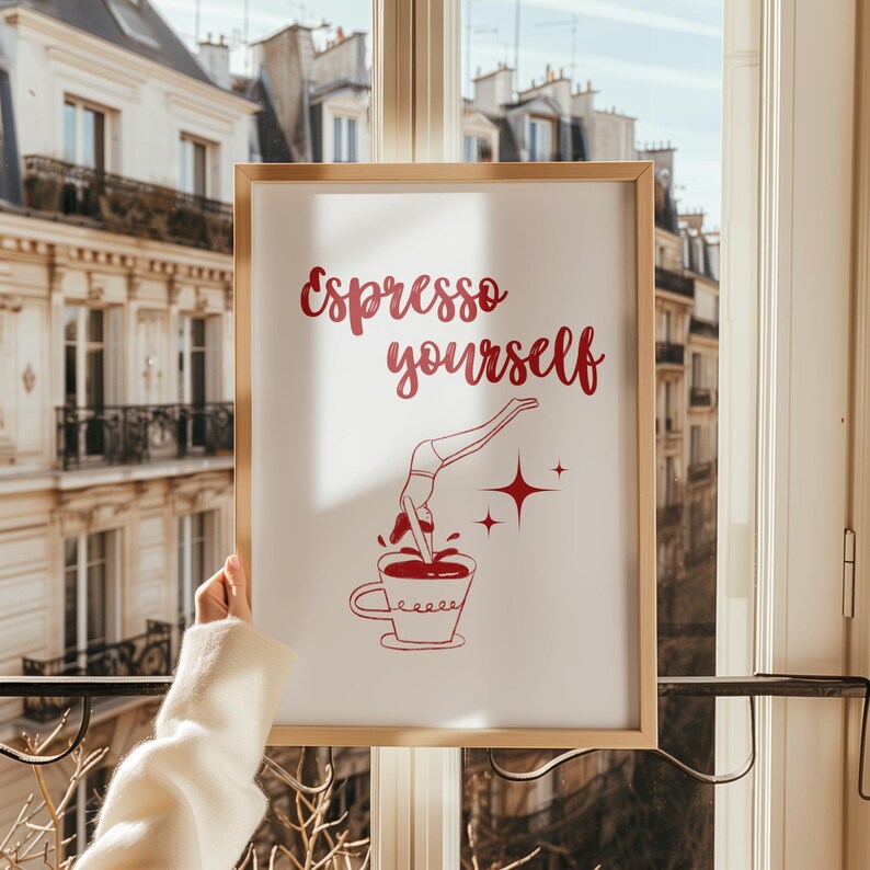 Funny Kitchen Poster | Digital Download Wall Art | Minimalist Cooking ...