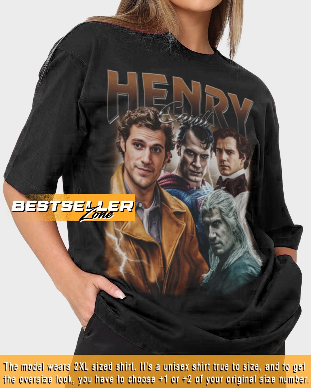 Limited Henry Cavill Vintage Shirt Character Movie Series Tshirt ...